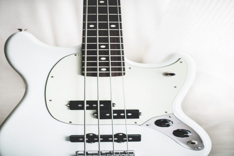 White Electric Guitar Royalty Free Photo