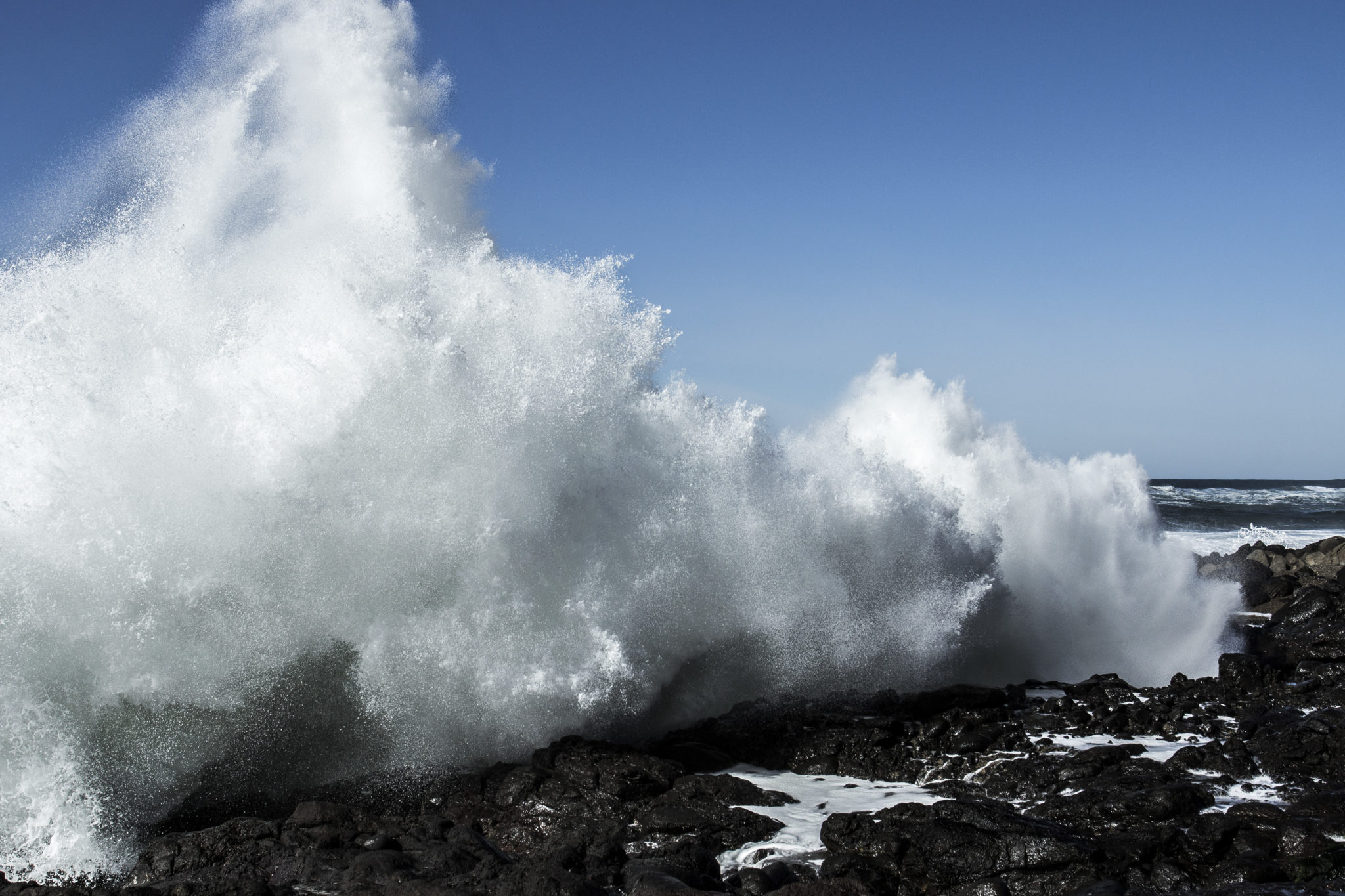 Waves Crashing Royalty Free Photo