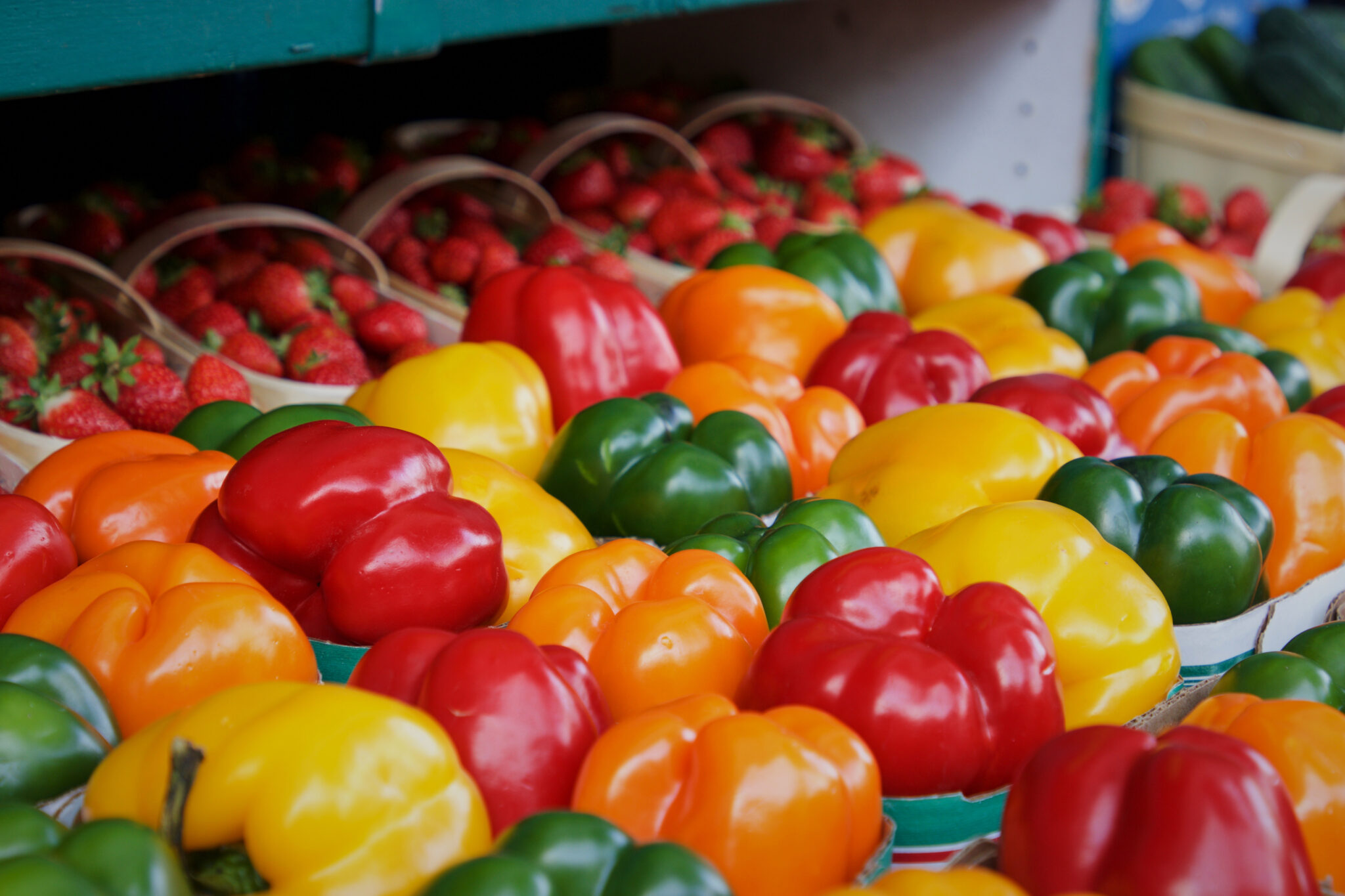 Fresh Bell Peppers Royalty Free Photo