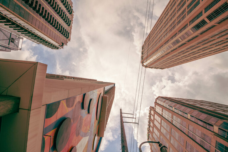 Buildings Perspective City Royalty Free Photo