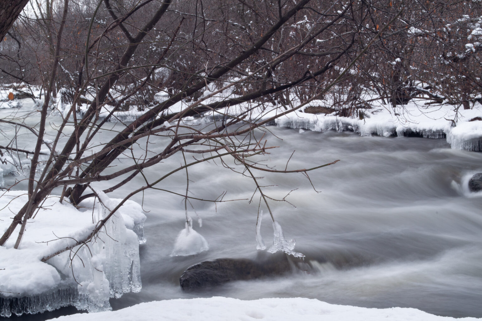 Winter River Water Royalty Free Photo