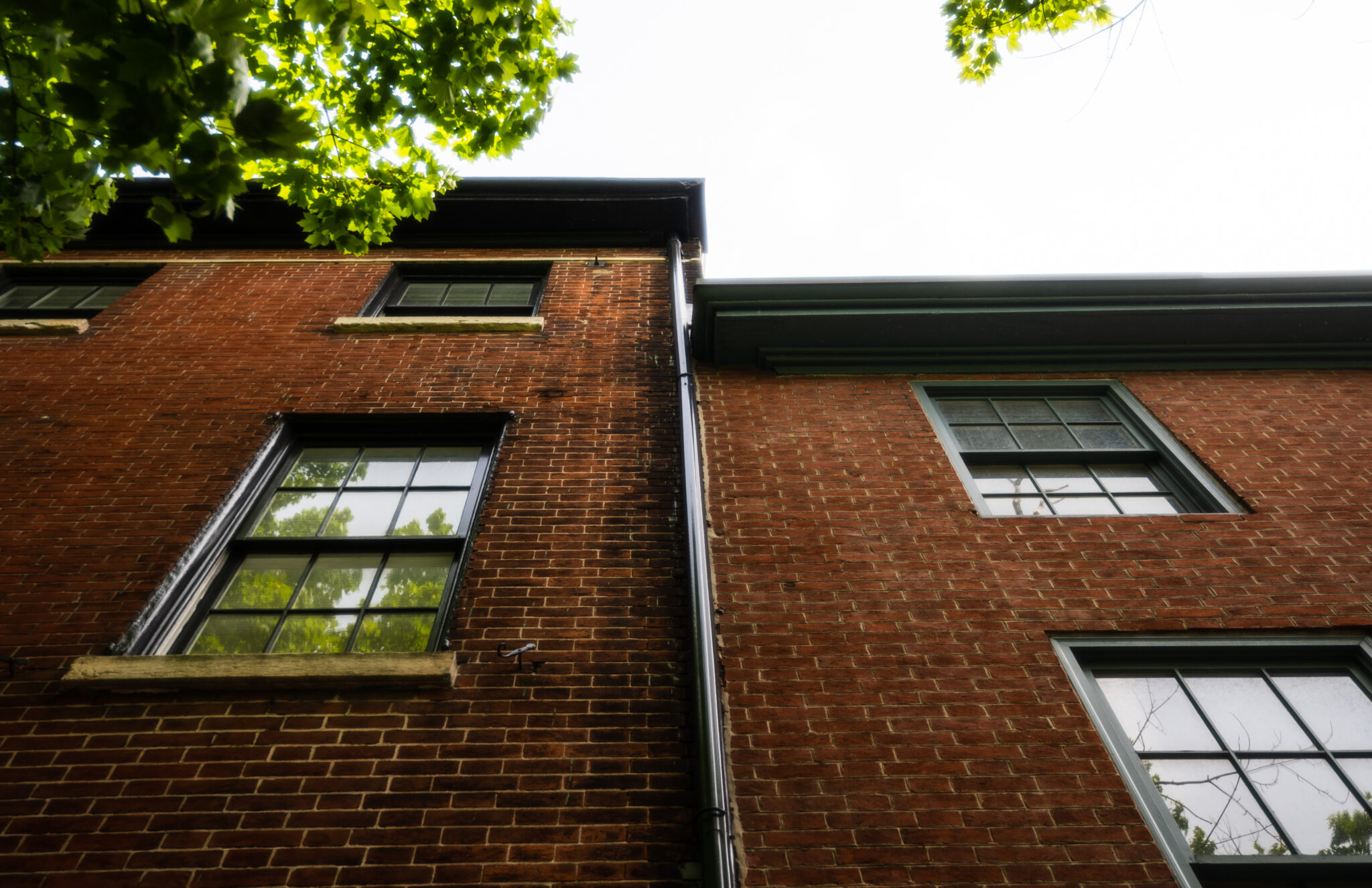 Brick Building Perspective Royalty Free Photo