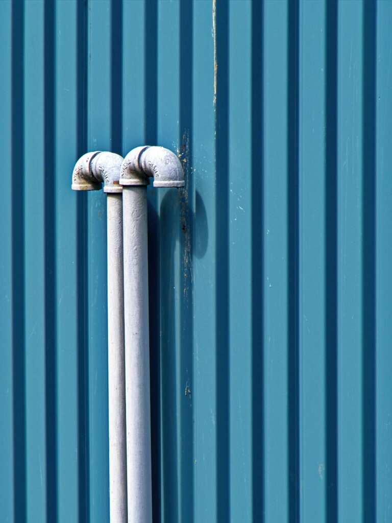 Pipes Industry Wall Royalty Free Photo
