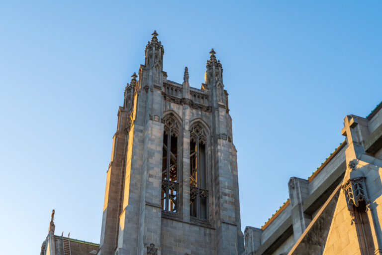 Church Building Perspective Royalty Free Photo